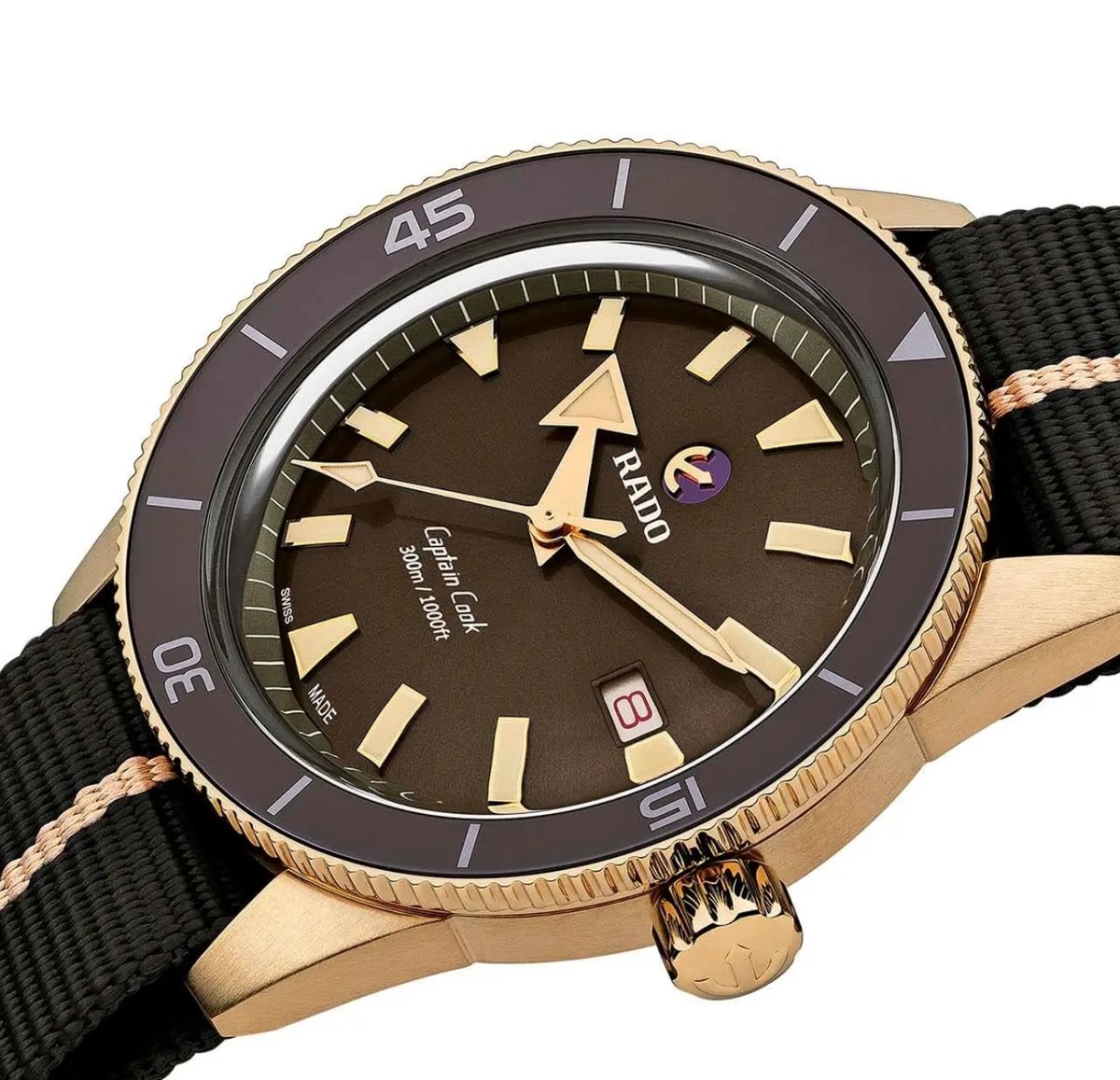 Rado captain cook bronze store
