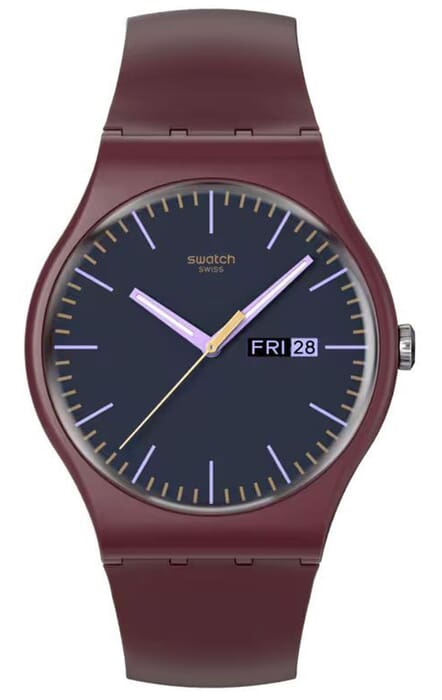 Часы Swatch BURGUNDY BERRY SO29R707